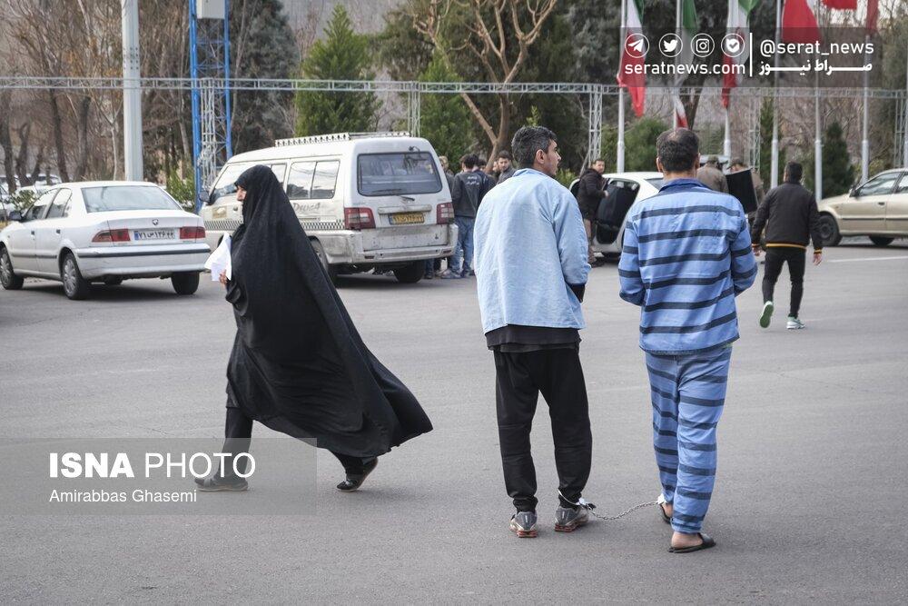 تصاویر سارقان و زورگیران خطرناک در دام پلیس آگاهی تهران