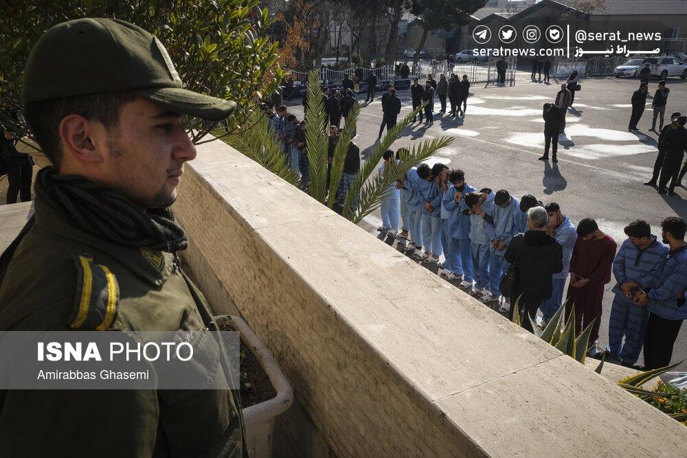 تصاویر سارقان و زورگیران خطرناک در دام پلیس آگاهی تهران